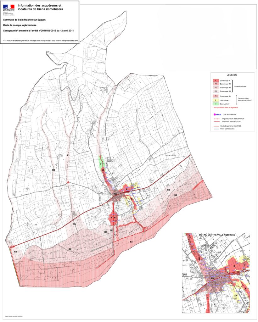 PPR - Plan de Prévention des Risques - Saint Maurice sur Eygues